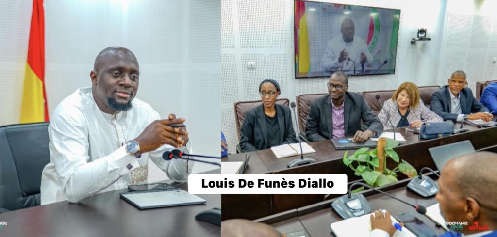 CONAKRY- Le ministre “Mory Condé“ a reçu en audience une délégation de ...